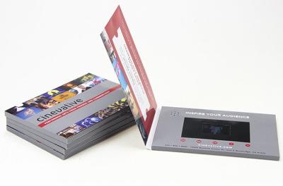 China 4.3 inch HD IPS screen LCD video brochure card LCD video mailer for brand promotion for sale