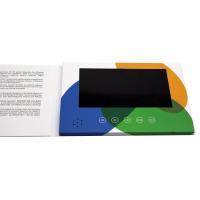 China Custom 7 Inch Wedding Invitation Video Greeting Promotional Card Lcd Screen Business Video Card for Marketing Video Brochure for sale