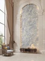 China 900X1800 Sintered Stone Floor Marble Texture Porcelain Tile  Porcelanato Interior Wall Slab For Villa Living Room for sale