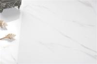 China Cararra White Glazed Porcelain Tile Stone Look / Marble Looking for Floor And Wall for sale