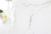 China White Glazed Polished Marble Porcelain Tiles for Floor / Wall for sale