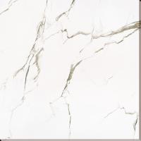 China White Fully Polished Glazed Porcelain Living Room Marble Tile 600X600 Ceramic Floor for sale