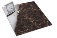 China Beige Carrara Glossy Glazed Marble Porcelain Tile 800x800mm Anti Slip Wear Resistant For Retail Store for sale