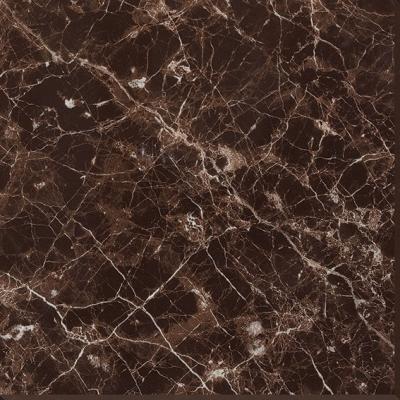 China 600x600mm High Glossy Interior Room Floor Ceramic Tiles Marble Design Rectified Brown  Marble Designs Glazed Polished Porcelain Tile for sale