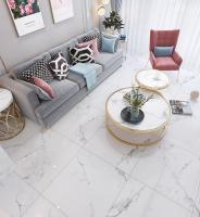 China Glossy Polished Glazed Porcelain Tiles Marble Looking 600x600mm For Dinning Room for sale
