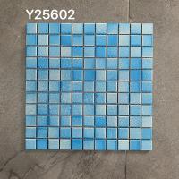 China Hot Sale Swimming Pool Decorative Wall Tile Ceramic Pool Mosaic Tiles for sale