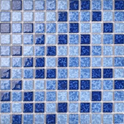 China 25x25mm/300x300mm Ceramic Mosaic Tiles for Decorative Swimming Pool for sale