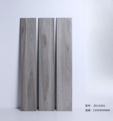 China Matte Glazed Porcelain Wooden Tile 150x900mm For Balcony for sale