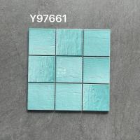 China Non Slip Porcelain Mosaic Pool Tile 97x97 For Swimming Pool for sale