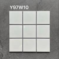 China Natural Stone Marble Modern Porcelain Mosaic Tile Square White for Swimming Pool for sale