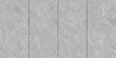 China Hot Sale 600x1200 Glossy Glazed Polished Marble Solid Grey Tile Interior Living Room Floor Glazed Porcelain Floor  Tile for sale