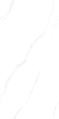 China Carrara White Polished Glazed Porcelain Tile 60x120cm 24x48 With Glossy Luster for sale