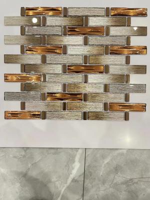 China Silver Color Decoration Glass Mosaic for Wall and Floor for sale