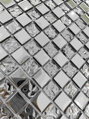 China Ceramic Crystal Glass Mosaic Tile for Bathroom Wall Decor for sale