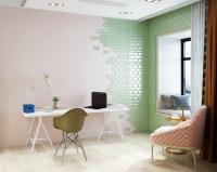 China Bathroom Wall Small Subway Tiles 75x150mm with Green Color Glossy Surface for sale