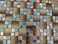 China China Latest Mixed Color Glass Crystal Mosaic Tiles Bathroom Wall for sale