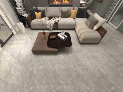 China Home Decoration Grey Color Floor and Wall Glazed Marble Ceramic Porcelain Tile for sale