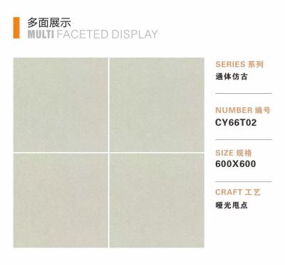 China Rustic Tile and Matt Glazed Porcelain Tile 600x600mm，24'x24' for sale