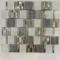 China 300x300mm Kitchen Bathroom Wall Decor Outdoor Swimming Crystal Pool Tiles Glass Mosaics for sale