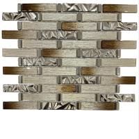 China China Latest Mixed Color Glass Crystal Mosaic Tiles Bathroom Wall Tile for sale