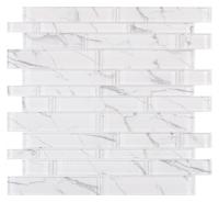 China Glass Laminated with Stone and Stainless Steel Mosaic Tiles for sale