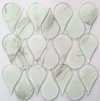 China Different Shade Glass Mosaic For Kitchen And Bathroom Wall Decoration for sale