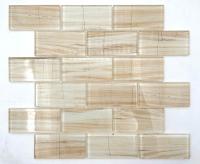 China Square Metal Mix Glass Mosaic Tiles for Kitchen Wall Decoration for sale