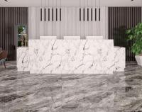 China Factory Foshan 60x120cm Glossy Porcelain Marble Pattern Floor Tiles Brown Carreaux Flooring for sale