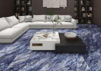 China Luxury Marble Stone Blue Ceramic Tile 600*1200mm Big Size Sintered Stone  High Quality  Marble Porcelain Tile for sale