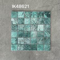 China Mosaic Ceramic Swimming Pool Tile Blue Color In Size 48x48/300x300mm for sale