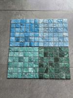 China Mosaic Ceramic Swimming Pool Tile Blue Color In Size 48x48/300x300mm for sale