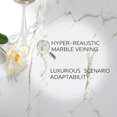 China White Fully Polished Glazed Porcelain Living Room Marble Tile 600X600 Ceramic Floor for sale