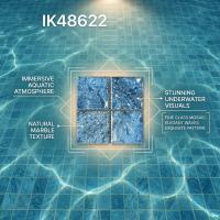 China 2026 Blue Mix Square Ceramic Mosaic 48X48mm Premium Pool Series Porcelain Tiles for Commercial SPA & Resort Projects for sale