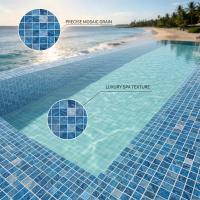 China Swimming Pool Colorful Ceramic Mosaic Tile For Pool And Bathroom for sale
