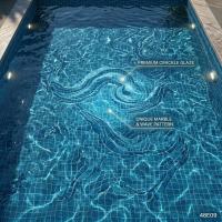 China Non-Slip Mosaic Pool Tile for Hotel and Swimming Pool for sale
