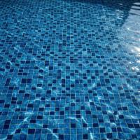 China New Designs Sanded Surface With Water Ripple Design Ceramic Mosaic Tile And High Qulity Bathroom Tile for sale