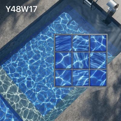 China 2026 New Design Swimming Pool Tile Mosaic Pool Piscina Veneciano Mozaika for sale