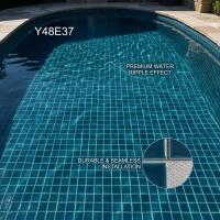 China 48X48/300X300MM Swimming Pool Tiles Ceramic Pool Tile Mosaic from China for sale