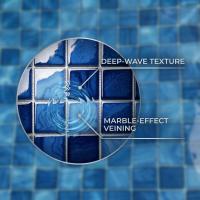 China 48X48mm Square Ceramic Mosaic Tiles Standard Porcelain Mosaic for Swimming Pool and Bathroom for sale