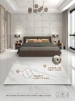 China Beige Carrara Full Body Polished Marble Porcelain Tile 470x1200mm Anti Slip Wear Resistant For Bathroom Wall for sale