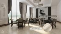China Beige Carrara Special Glazed Matt Marble Porcelain Tile 900x900mm Rectified Edge Easy Cleaning For Bathroom Wall for sale