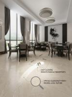 China Beige Carrara Special Glazed Matt Marble Porcelain Tile 900x900mm Rectified Edge Easy Cleaning For Bathroom Wall for sale