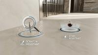 China Beige Carrara Mould Surface Matt Marble Porcelain Tile 900x900mm Stain Resistant Scratch Resistant For Balcony Floor for sale