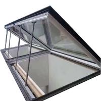 China Electric Roof Skylight Windows Heavy Duty Motorized Aluminum Smart Skylight for sale