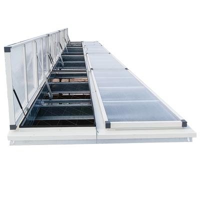 China Low Height Electric Opening Skylights Thin Profile Roof Ventilation Skylight for sale