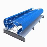 China Industrial Roof Electric Skylight Arched Side Open Daylighting Ventilation Skylight for sale