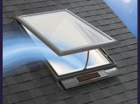 China Ventilation Control Smart Automatic Skylight Weather Resistance With Rain Sensor for sale