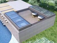 China Home Automation Electric Smart Roof Skylight Energy Efficient For Ventilation Systems for sale
