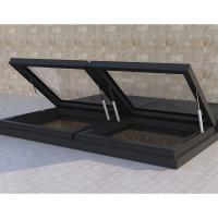 China Waterproofing Safety Glazing Manual Skylight for Natural Light and Fresh Air Ventilation for sale
