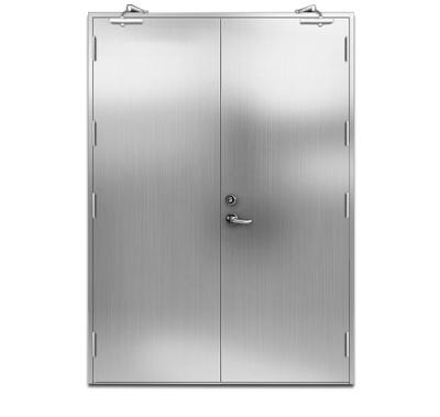China Thermal Insulated Metal Fire Rated Door Wind Resistant 1.0mm 1.5mm Thick Customizable for sale